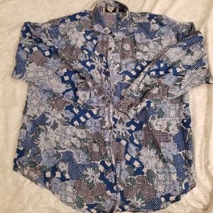 jonathan martin | Tops | Vintage Jonathan Martin Silk Button Down ...